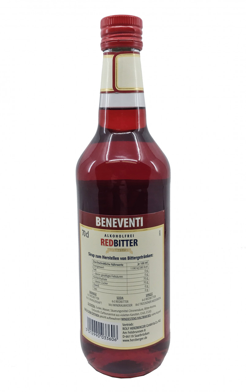 Beneventi Red Bitter - alkoholfrei - 0,7l